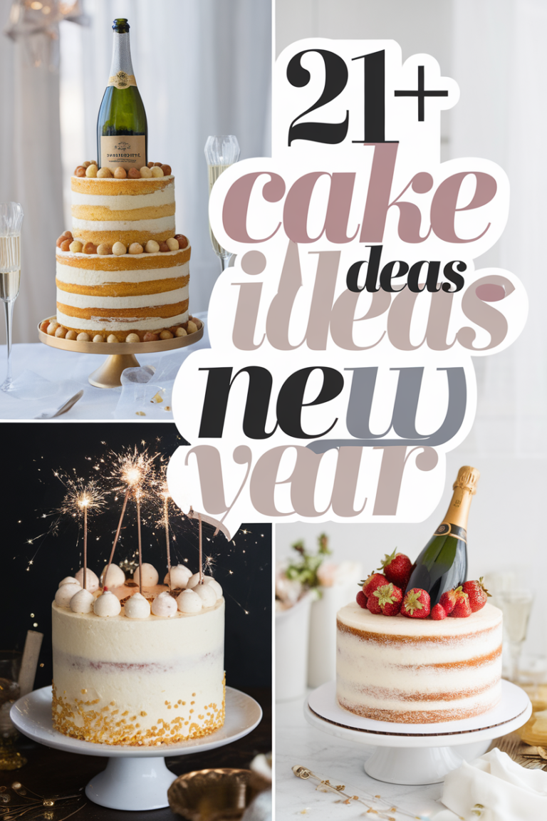 21+ Delicious Cake Ideas to Ring in the New Year with Sweet Success ...
