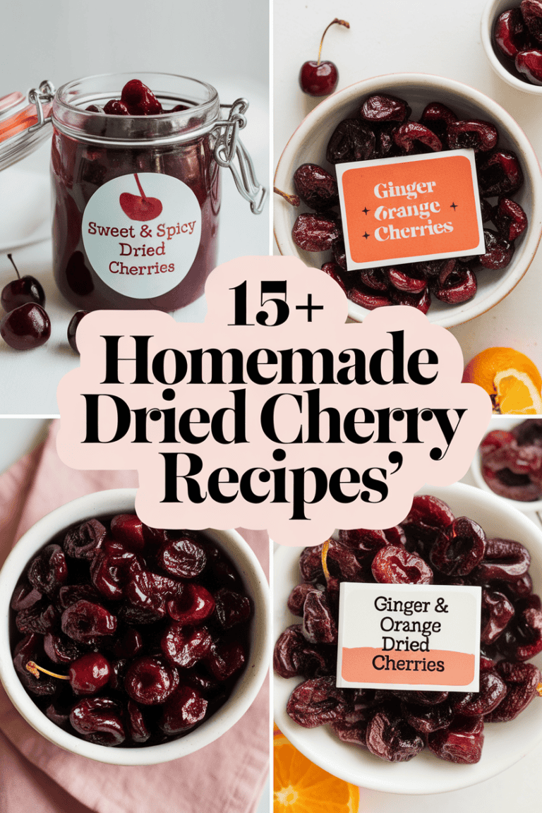 15+ Homemade Dried Cherry Recipes That Will Delight Your Taste Buds and ...