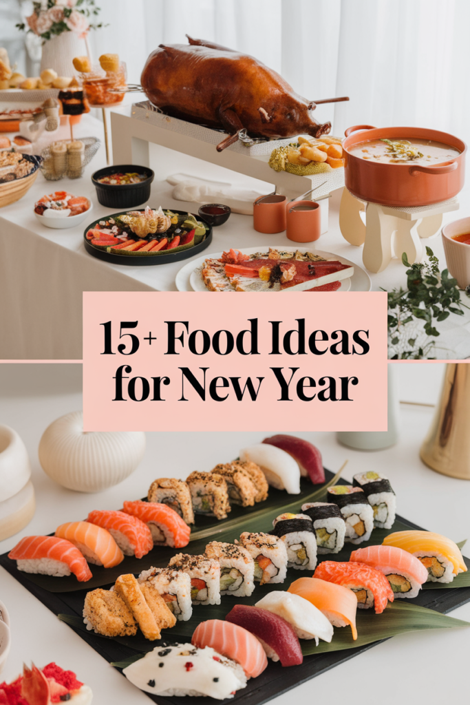 15+ Amazing Food Ideas to Celebrate New Year’s Eve in Style! – Food on ...