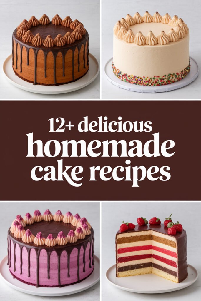 12+ Irresistibly Delicious Homemade Cake Recipes to Brighten Your Day ...