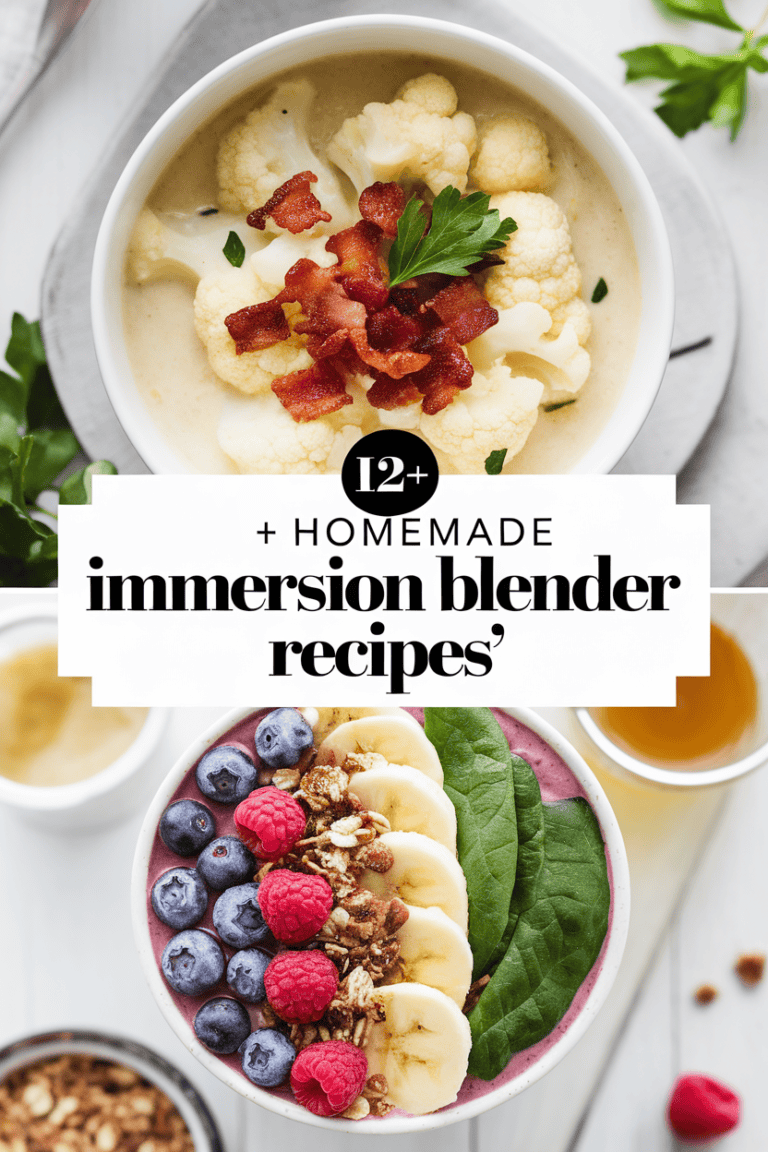 12+ Best Immersion Blender Recipes You’ll Love to Make at Home! – Food on Ostrali.com