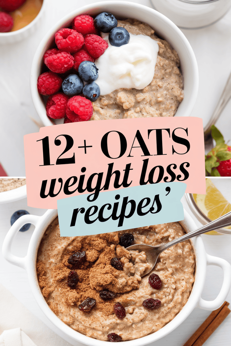 12+ Easy Oats Weight Loss Recipes You Can Make Today for a Healthier ...
