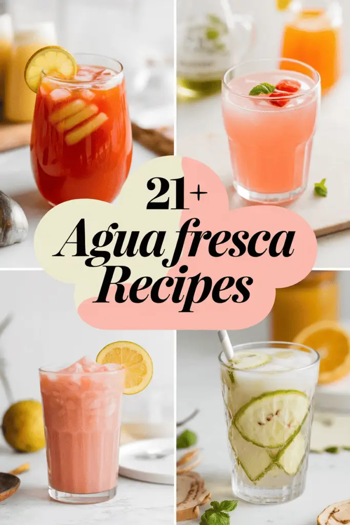 21+ Amazing Agua Fresca Recipes to Refresh Your Summer Gatherings ...