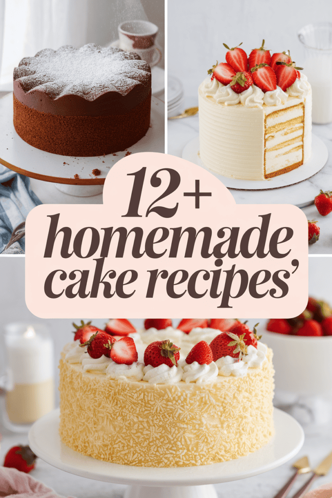 12+ Irresistibly Delicious Homemade Cake Recipes to Brighten Your Day ...