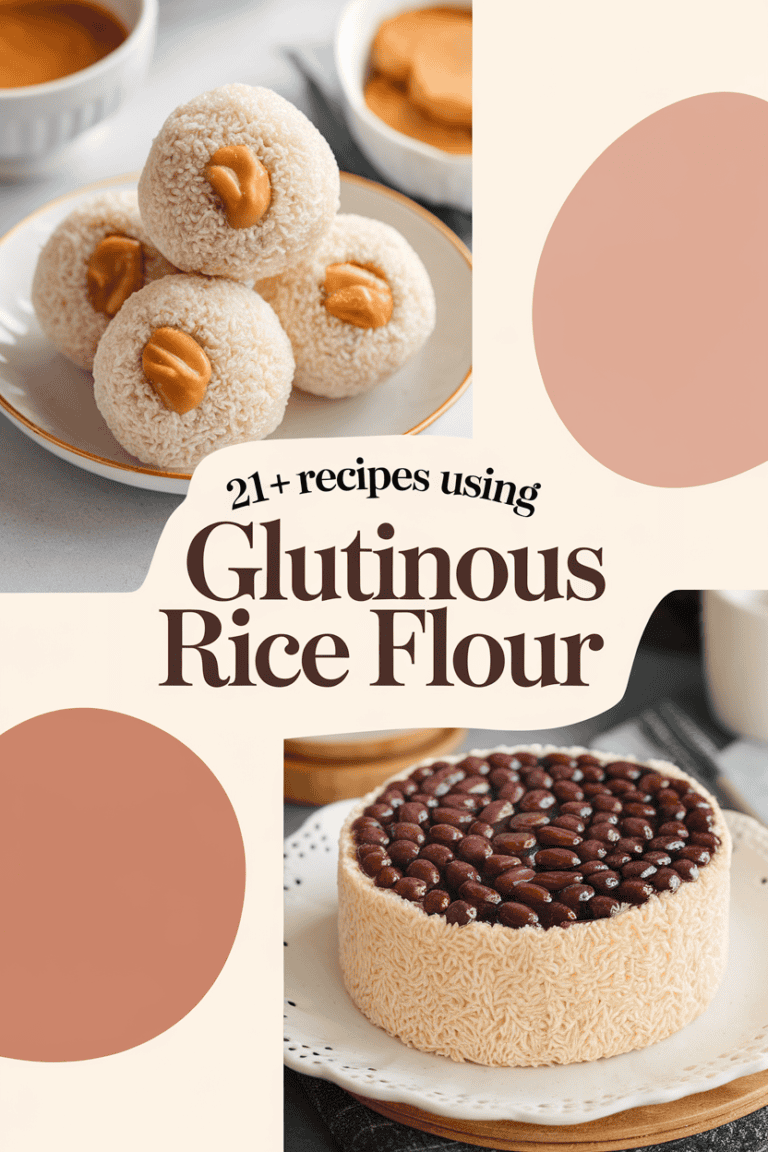 9+ Homemade Recipes Using Glutinous Rice Flour That Will Delight Your ...