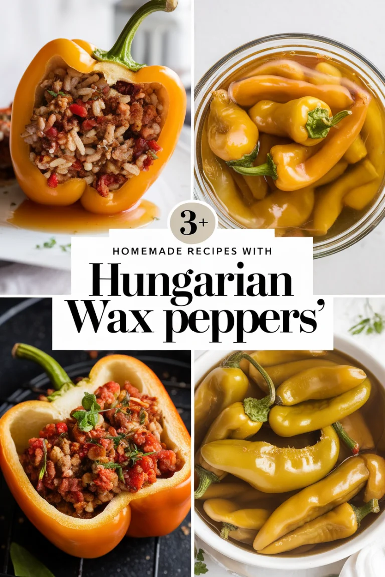 3+ Amazing Recipes Featuring Hungarian Wax Peppers That Will Spice Up ...