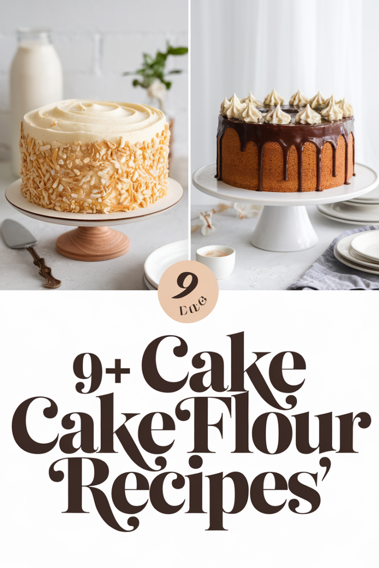 9+ Easy Cake Flour Recipes for Deliciously Light and Fluffy Treats You ...
