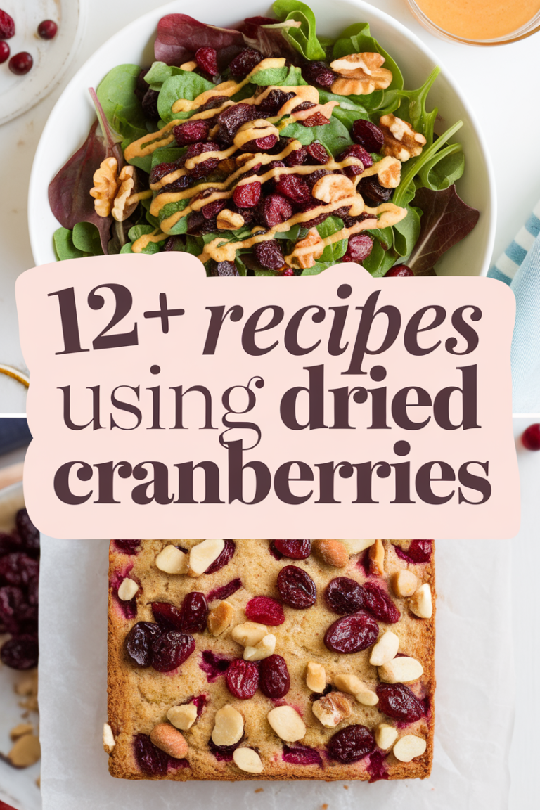12+ Quick and Delicious Recipes Using Dried Cranberries for a Tasty ...