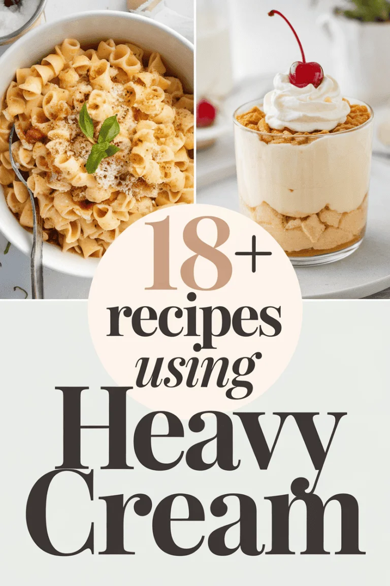 18+ Amazing Recipes Using Heavy Cream That Will Elevate Your Cooking ...