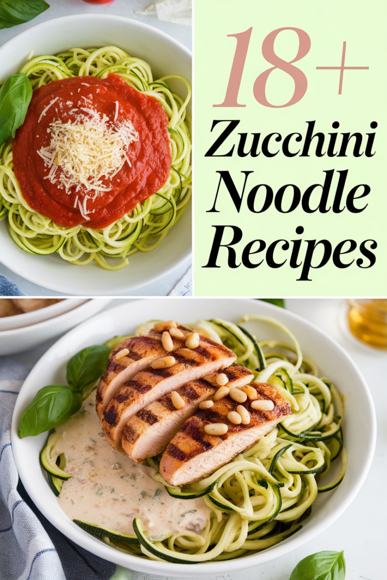 24+ Delicious Zucchini Pasta Recipes You’ll Want to Make Tonight ...