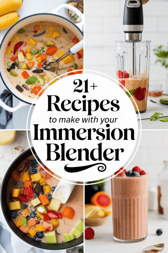 12+ Best Immersion Blender Recipes You’ll Love to Make at Home! – Food on Ostrali.com