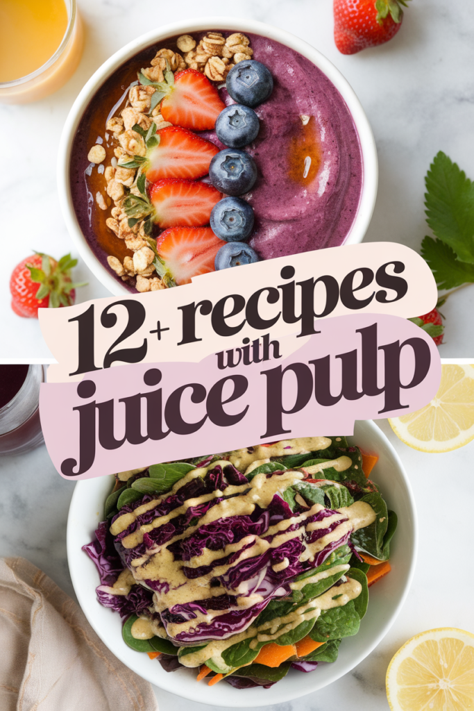 18+ Quick Ways to Use Juice Pulp for Tasty Treats You’ll Love! – Food ...