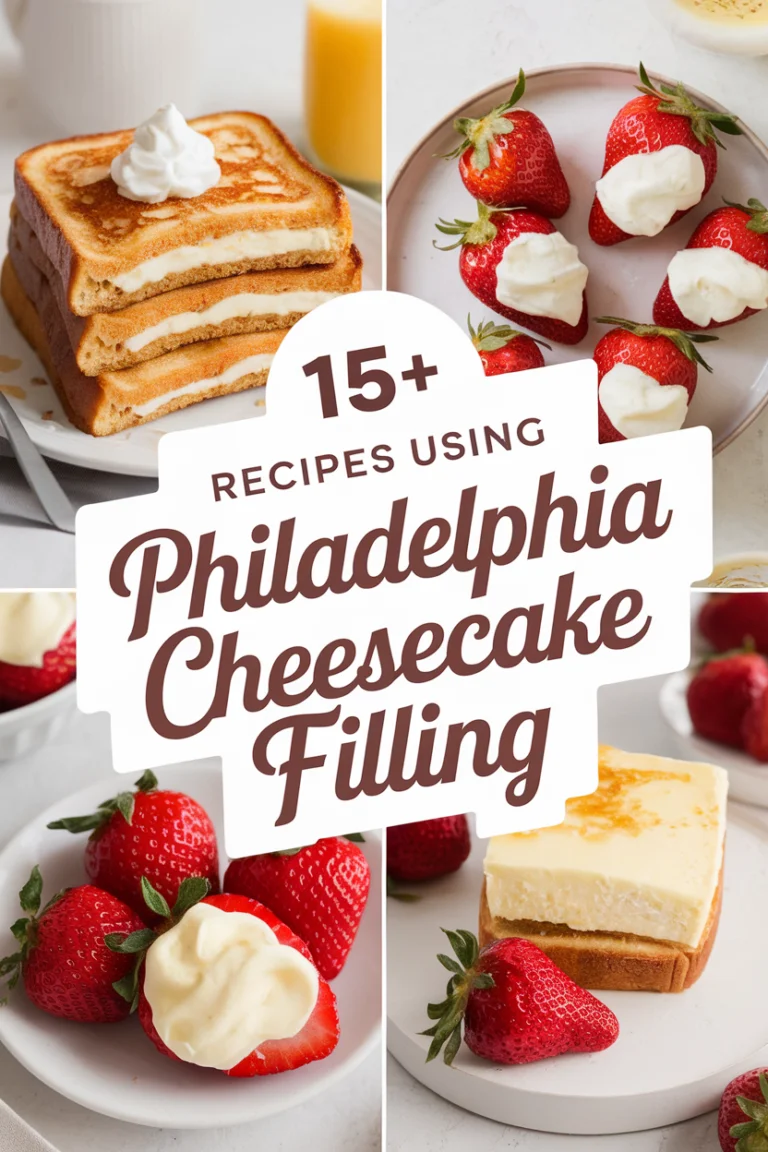 15+ Easy Recipes Using Philadelphia Cheesecake Filling That Will ...