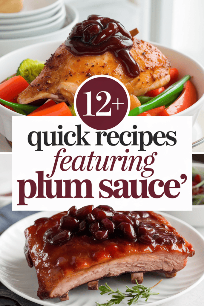 12+ Quick Recipes Featuring Delicious Plum Sauce That Will Wow Your ...