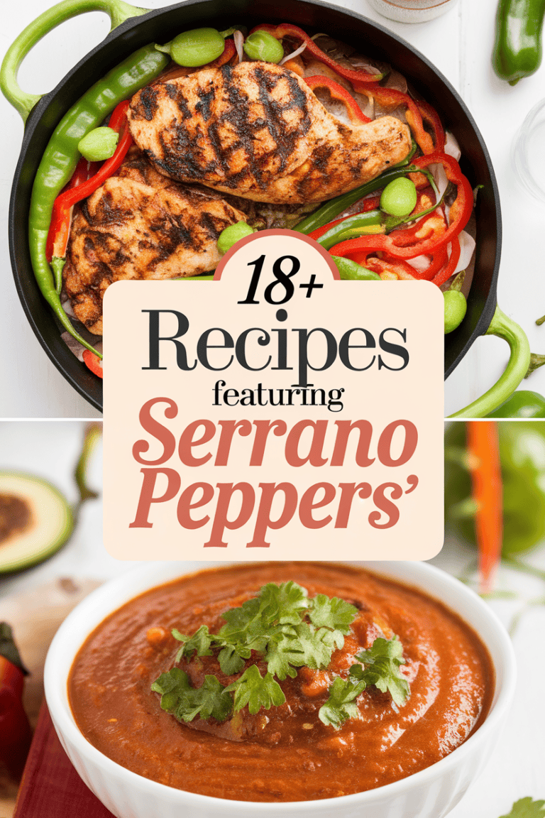 18+ Easy Recipes to Spice Up Your Meals with Serrano Peppers – Food on ...
