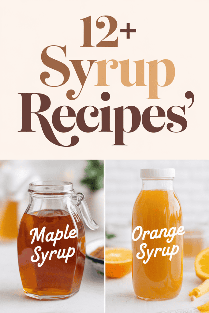 24+ Best Skinny Syrup Recipes to Transform Your Favorite Drinks and ...