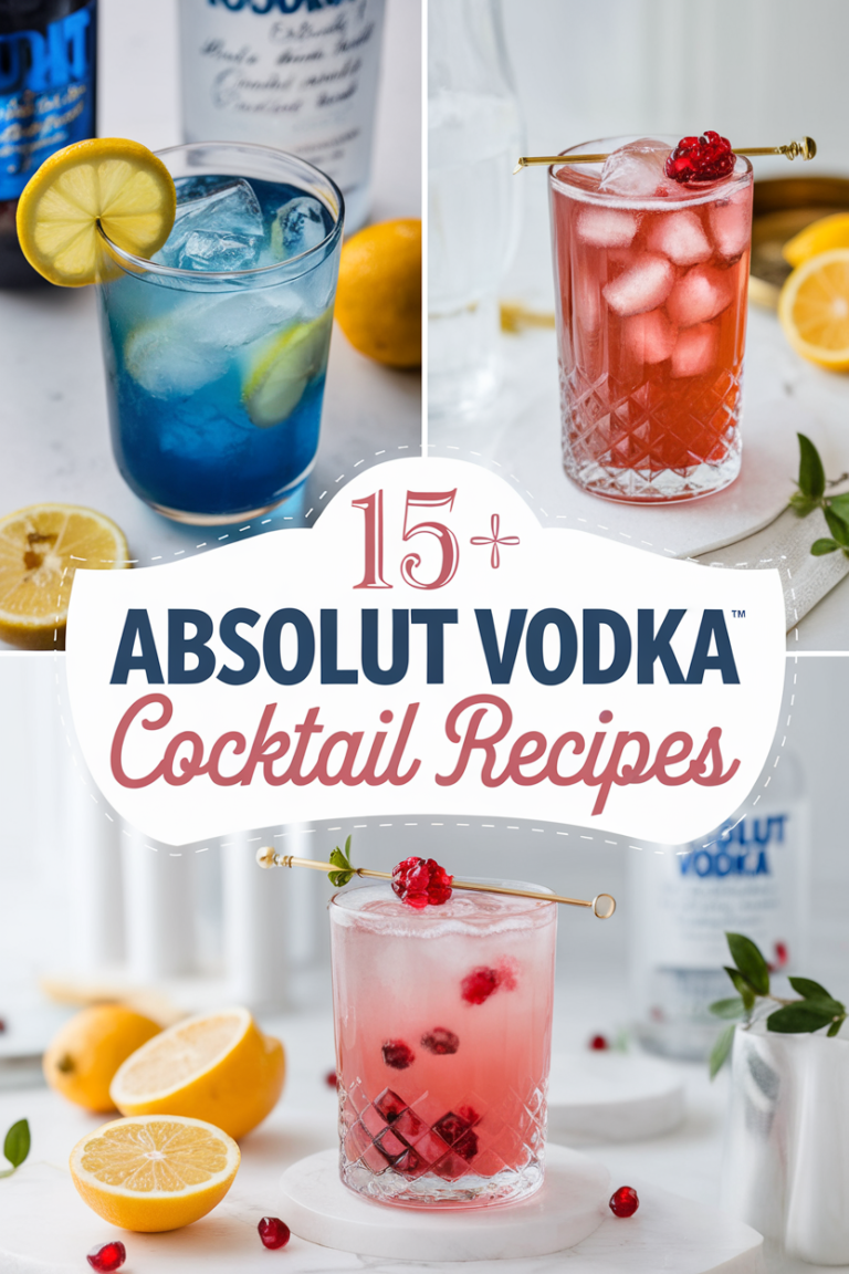 15+ Delicious Absolut Vodka Cocktail Recipes to Delight Your Taste Buds ...