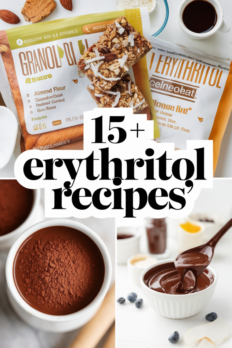 15+ Amazing Erythritol Recipes You Must Try for Sweet, Guilt-Free ...