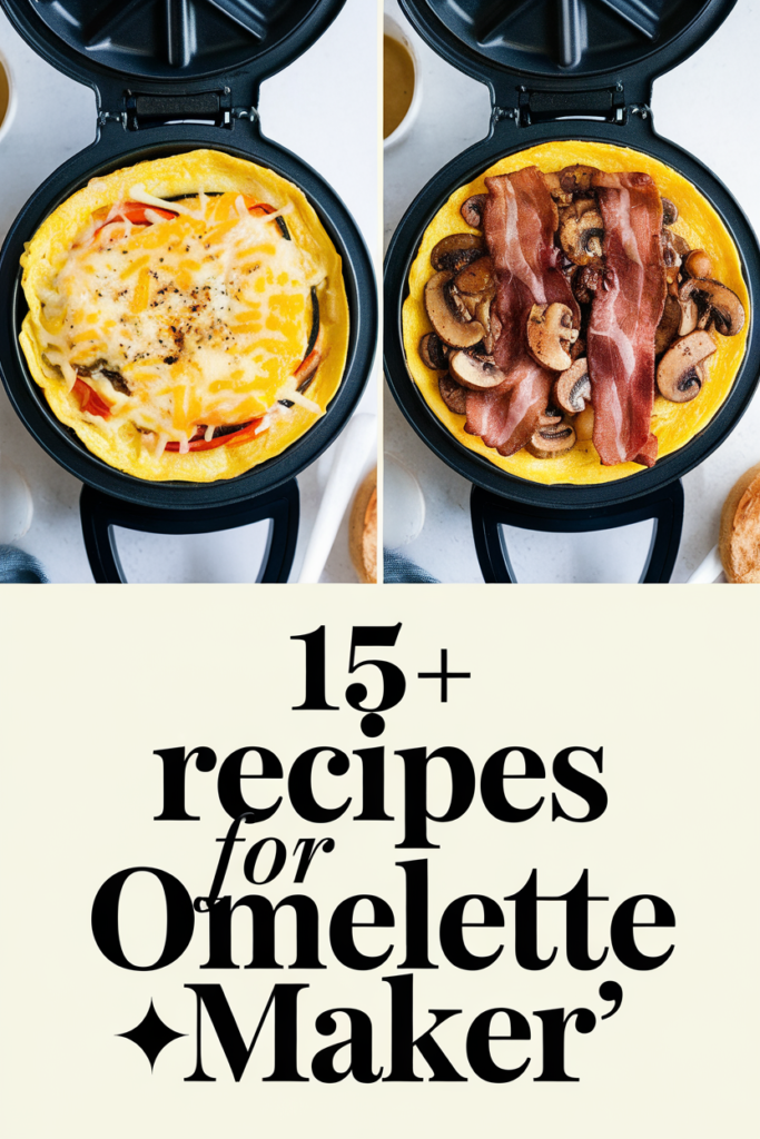 15+ Amazing Recipes to Make in Your Omelette Maker for a Perfect ...