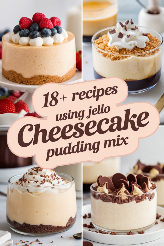18+ Simple Recipes Using Jello Cheesecake Pudding Mix That Will Delight ...