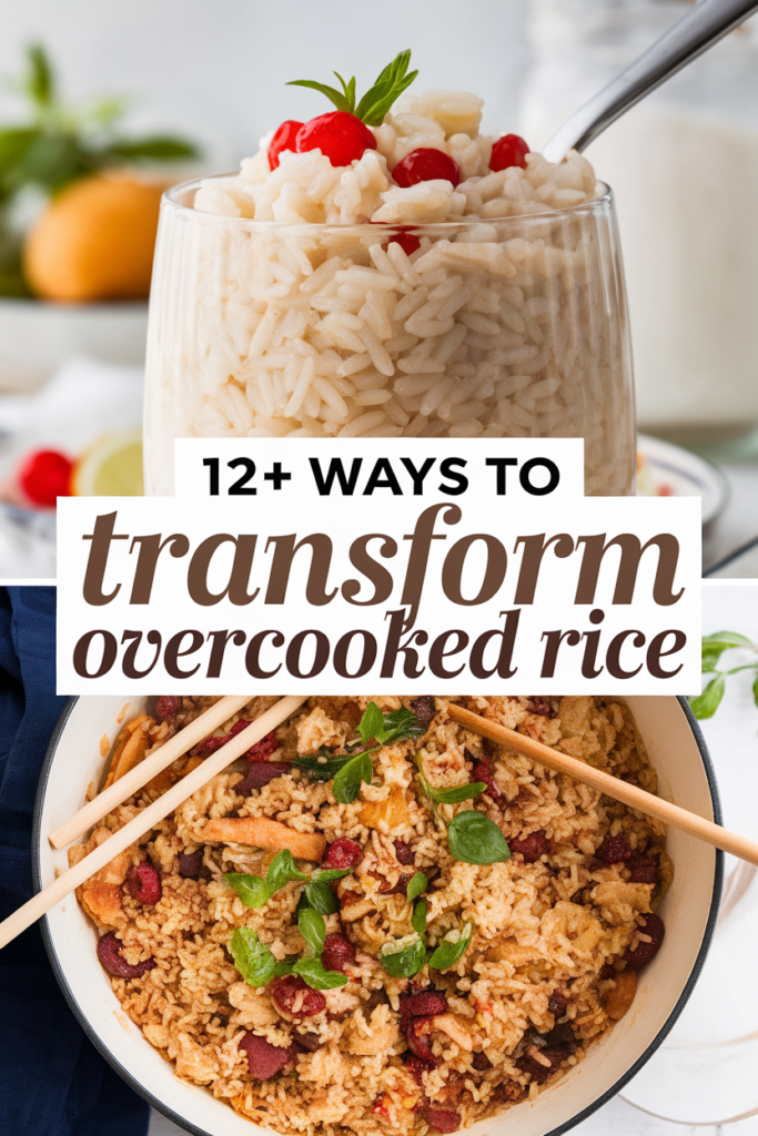 12+ Simple Ways to Transform Overcooked Rice into Delicious Dishes That ...