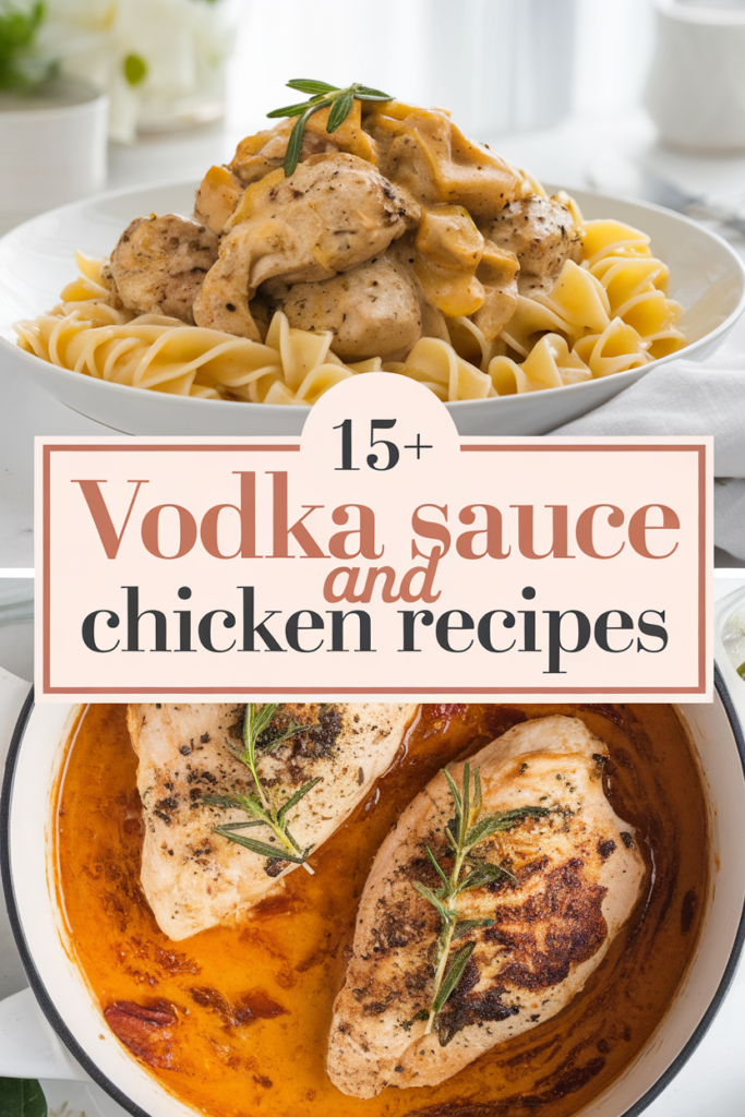 15+ Homemade Vodka Sauce and Chicken Recipes That Will Impress Your ...