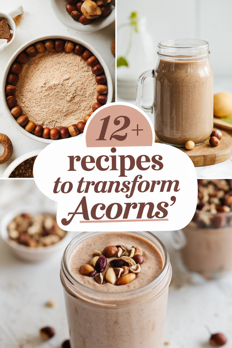9+ Delicious Acorn Recipes You Must Try for a Nutty Twist on Your Meals ...