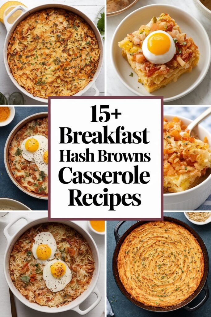 15+ Delicious Breakfast Casserole Recipes with Sausage and Hashbrowns ...