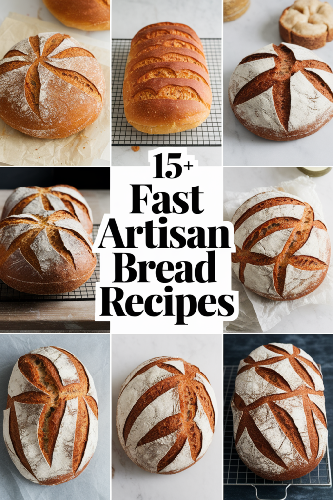 15+ Favorite Fast Artisan Bread Recipes You Can Bake Today for ...