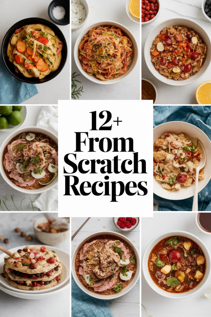 12+ Amazing From Scratch Recipes You Can Make Today for Delicious ...