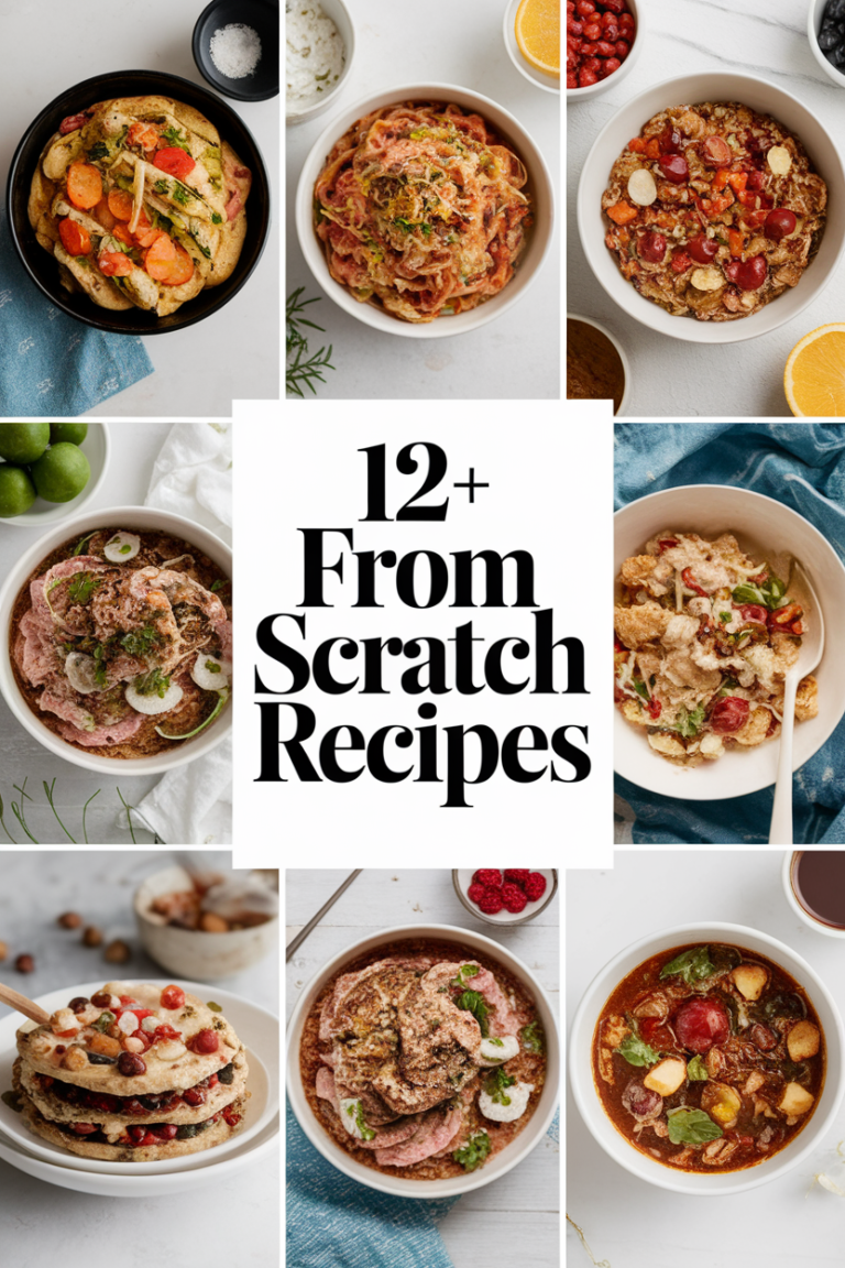 12+ Amazing From Scratch Recipes You Can Make Today for Delicious ...