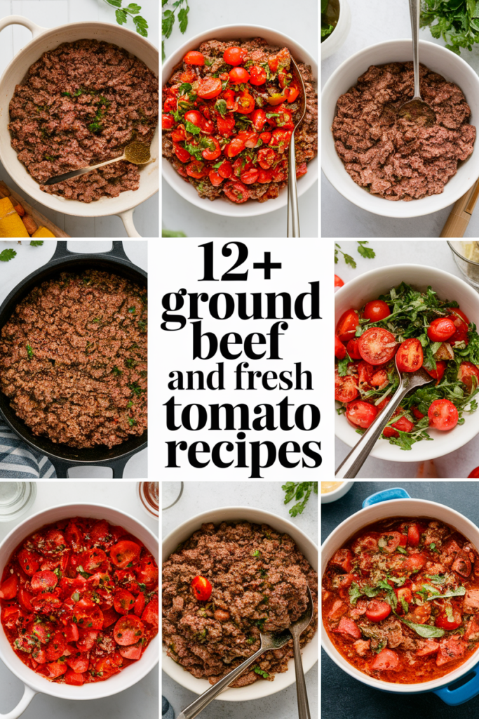 12+ Delicious Ground Beef and Fresh Tomato Recipes You’ll Want to Make ...