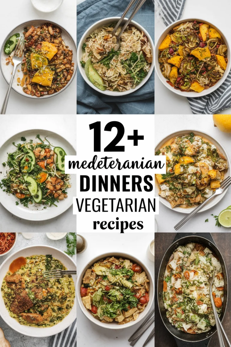 12+ Best Mediterranean Vegetarian Dinner Recipes You’ll Love to Make ...
