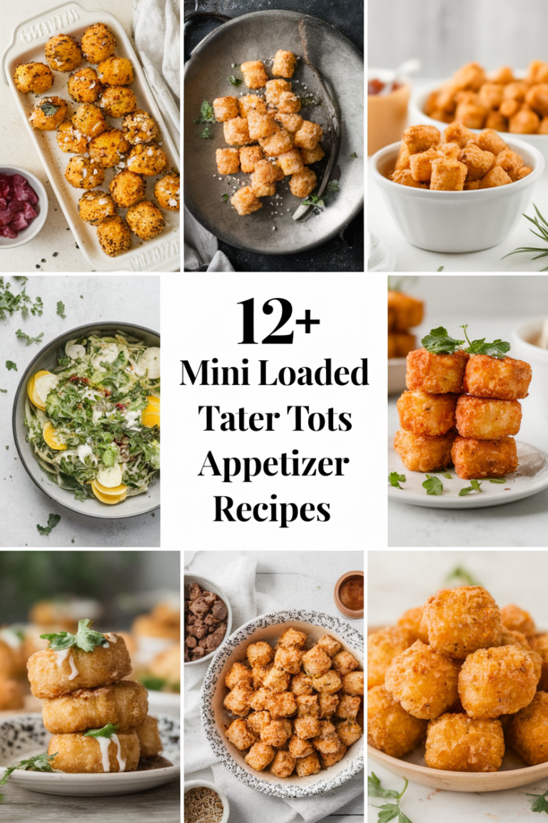 15+ Easy Mini Loaded Tater Tots Appetizer Recipes That Will Wow Your ...