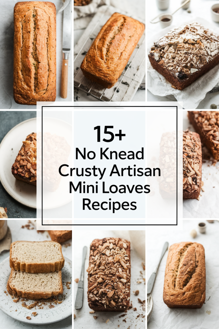 6+ Easy No Knead Crusty Artisan Mini Loaves You Can Bake Today! – Food ...
