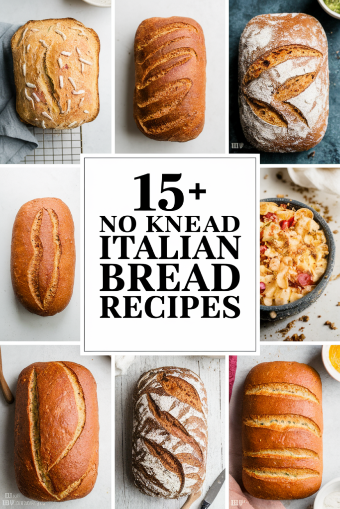 15+ Homemade No Knead Italian Bread Recipes You Can Bake Today for a ...