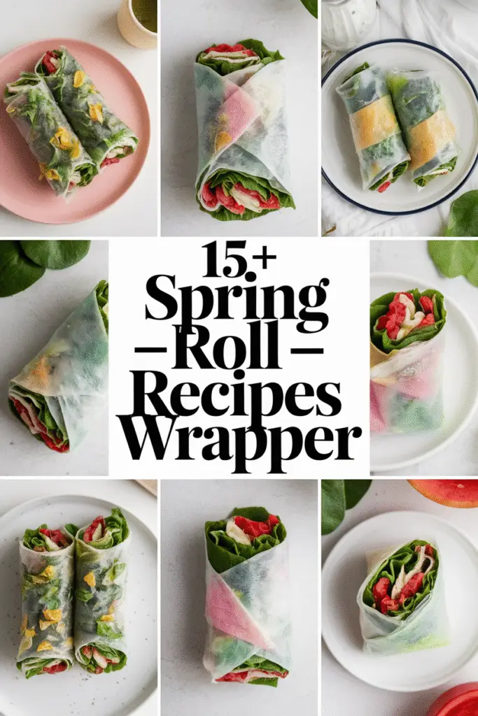 9+ Quick and Easy Recipes to Make with Spring Roll Sheets That Will ...