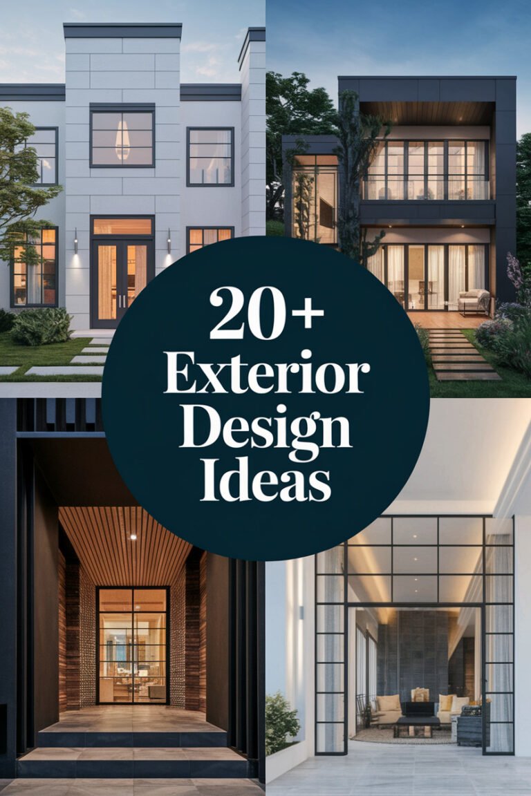 20+ Stunning Exterior Design Ideas to Transform Your Home’s Curb Appeal ...