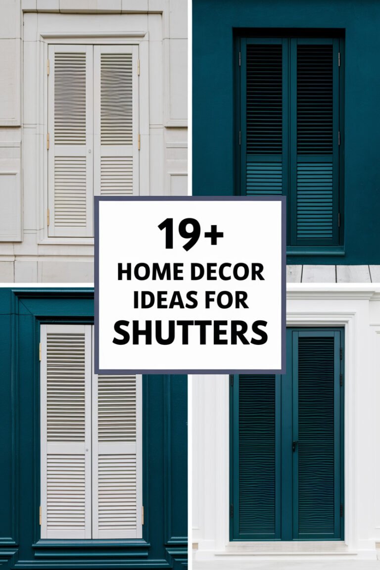 19+ Charming Home Decor Ideas for Exterior Window Shutters That Will ...