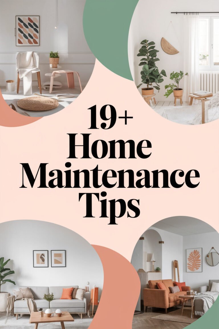19+ Essential Home Maintenance Tips to Keep Your Space Sparkling and ...