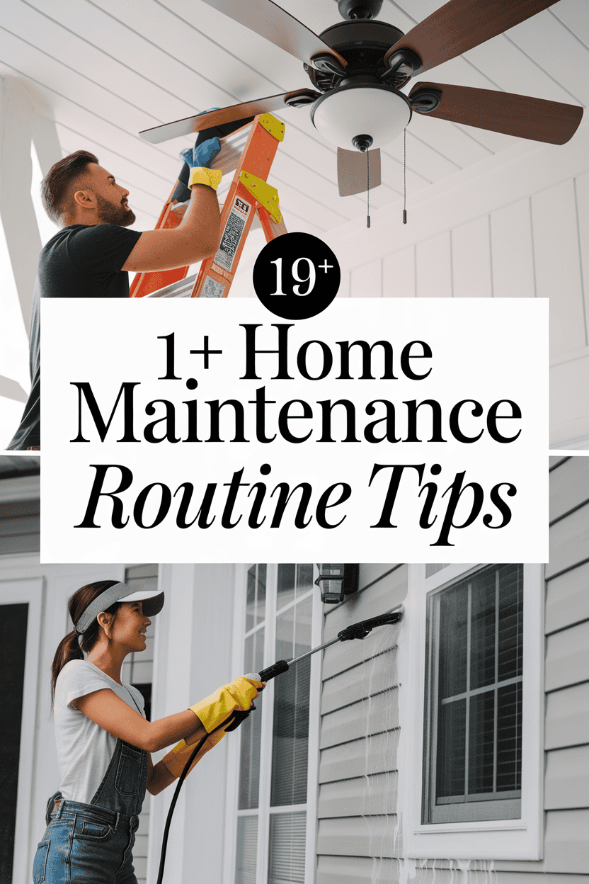 19+ Essential Home Maintenance Routine Tips for a Sparkling, Happy Home ...