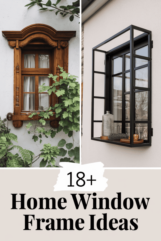 18+ Charming Home Window Frame Ideas to Brighten Your Space and Spark ...