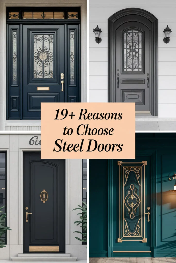 19+ Stylish Reasons to Choose Steel Doors for Your Home Makeover Today ...