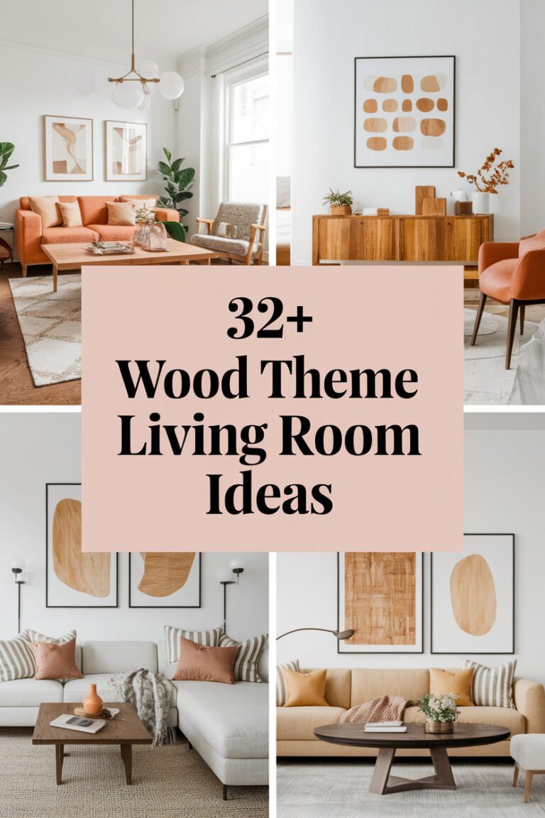 32+ Inspiring Wood Theme Living Room Ideas to Love – Home Decoration on ...