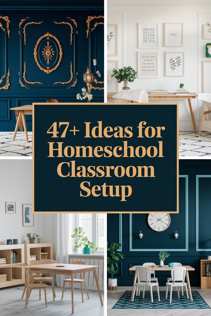 47+ Inspiring Ideas for Homeschool Classroom Setup in Living Room ...