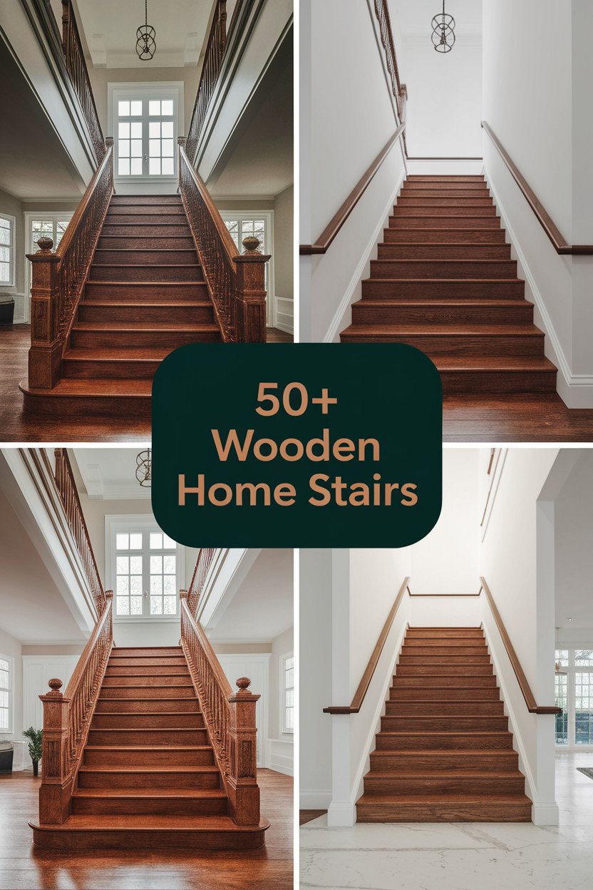 50+ Favorites to Inspire Traditional Wooden Home Stairs – Home ...