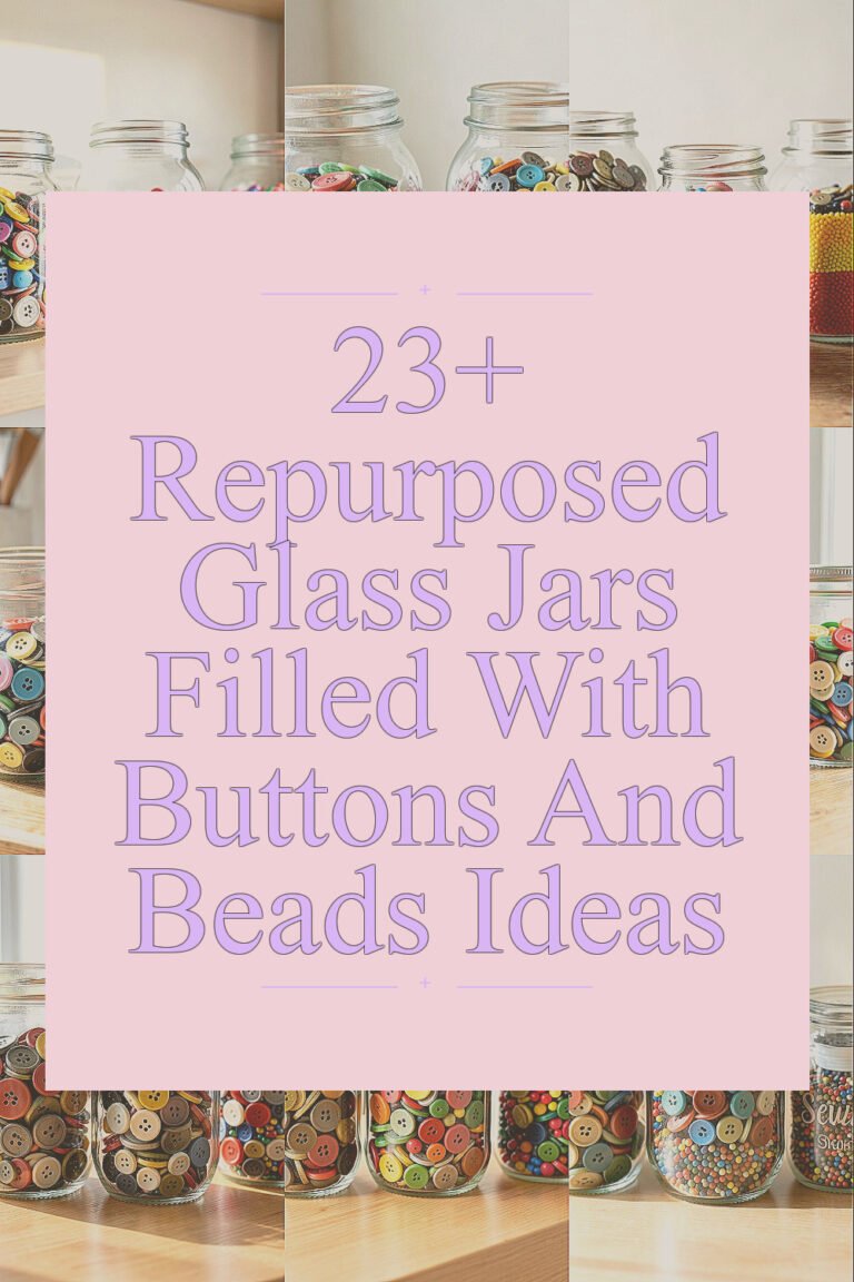 23+ Repurposed Glass Jars Filled With Buttons And Beads Ideas – Home ...