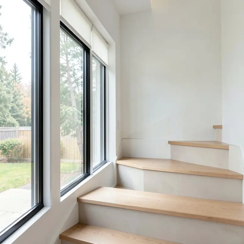12+ Beautiful Stairs Window Ideas For Bright Spaces – Home Decoration ...