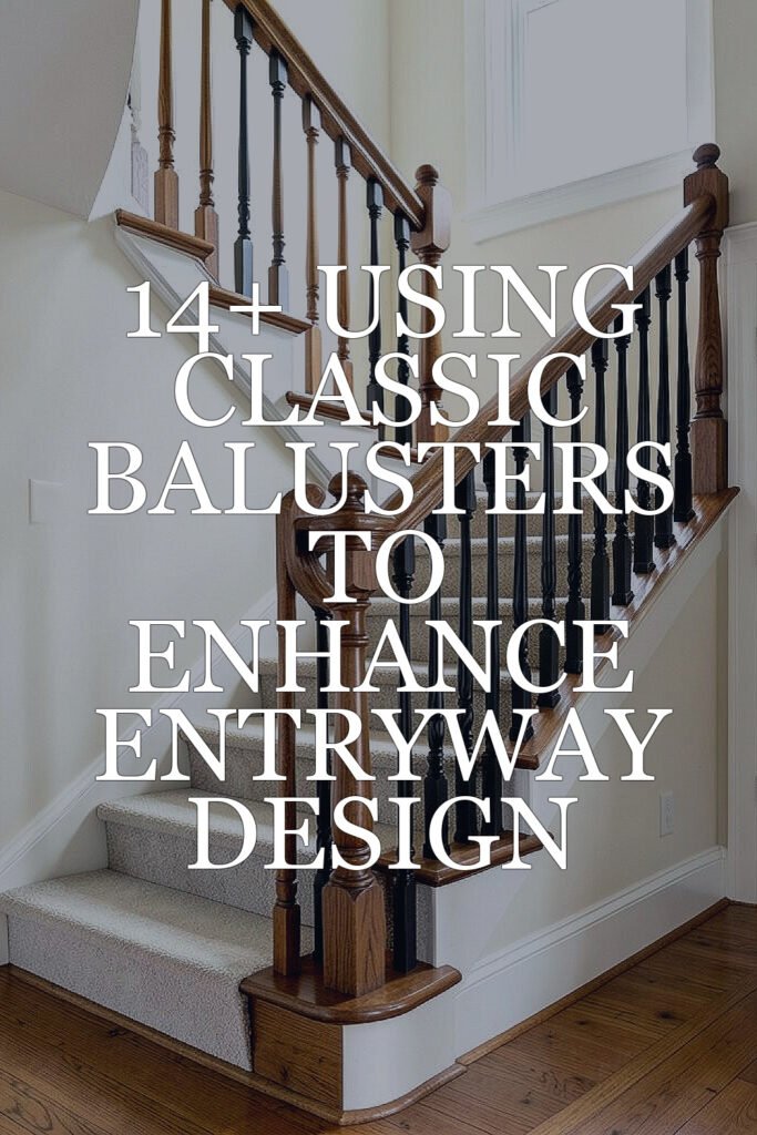 14+ Using Classic Balusters To Enhance Entryway Design – Home ...
