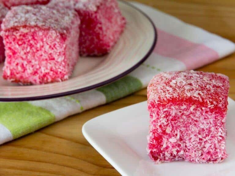 Luscious Raspberry Lamingtons